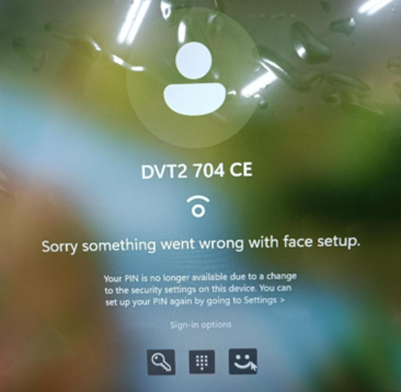 "Sorry something went wrong with face setup" Error in Windows 11 | Dell ...