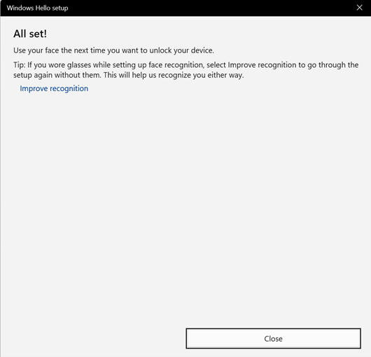 "Sorry something went wrong with face setup" Error in Windows 11 | Dell US