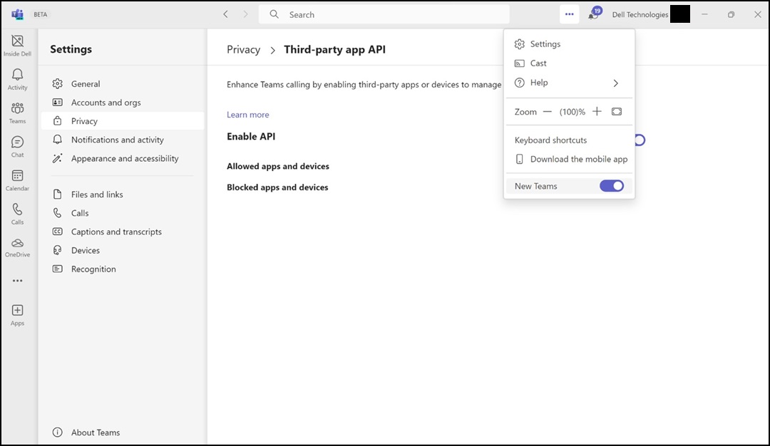 Collaboration Touchpad Does Not Work with Microsoft's "New Teams ...