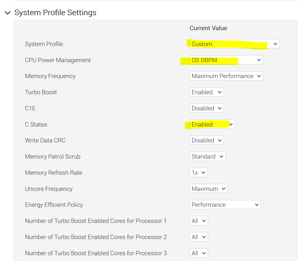 XC Core: SAP HANA Configuration Fails To Load intel_pstate Driver ...