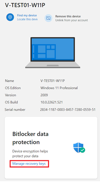 Como localizar a chave de recuperação do BitLocker em sua conta ...