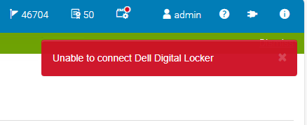 Dell OpenManage Enterprise: 소유 권한 기능이 Dell Digital Locker에 연결되지 않음 ...