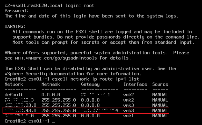 Dell EMC VxRail: Node vSAN static route missing during Layer 3 node ...