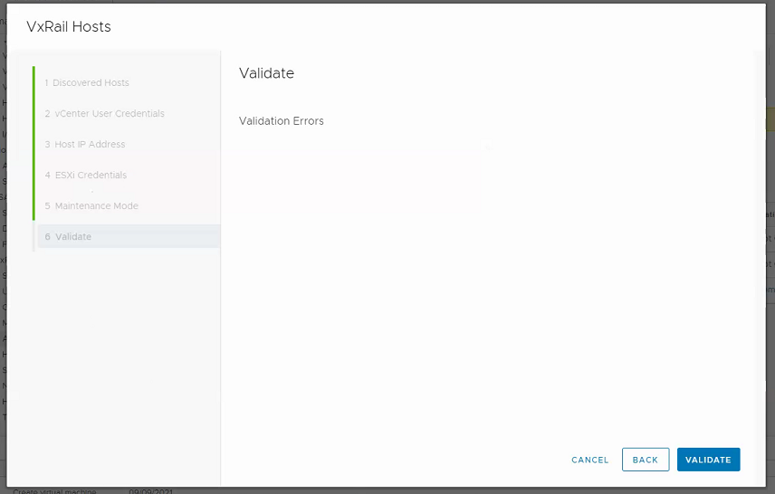 Dell VxRail: Error while setting up the VLAN for validation Failed ...