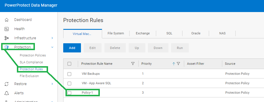 Protection Rules are not always automatically created when Protection ...