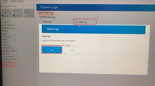 Redundant Alerts Shown in BIOS Event Log of Precision Tower | Dell India