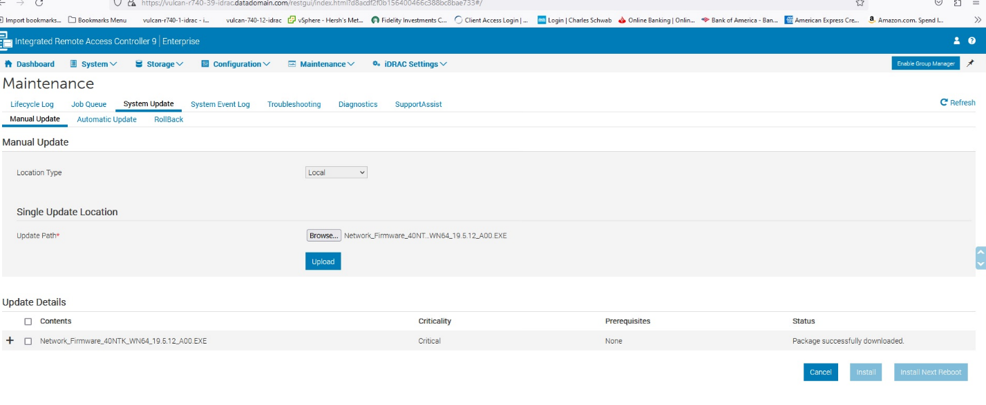 PowerProtect: Data Domain - Steps to upgrade Intel x550 NIC card ...