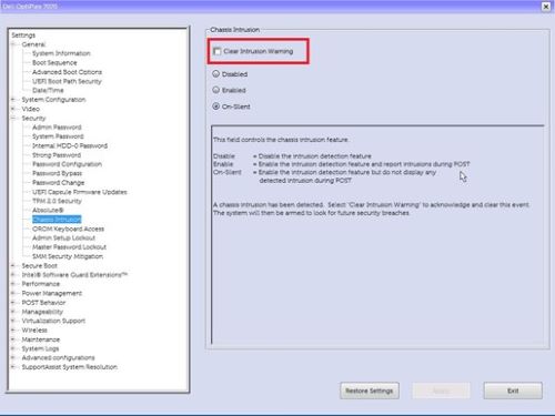 Dell Trusted Device Security Score Overview in the TechDirect Console ...