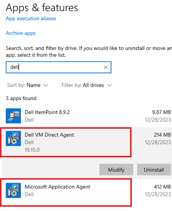 Ppdm Vm Flr Or Sql App Aware Backup Fails With Error Command Cwindowssystem32msiexecexe