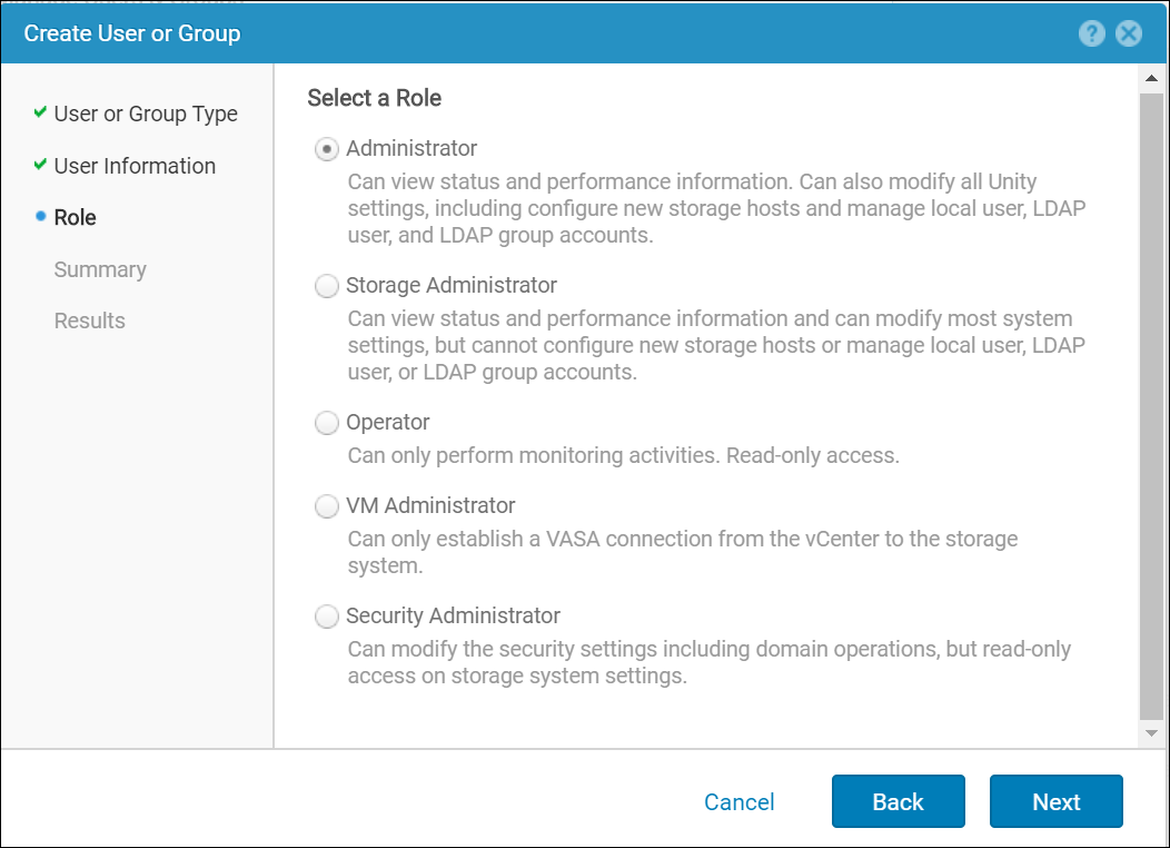 Dell EMC Unity Family: How To Configure user access to Unisphere (User Correctable) | Dell ...