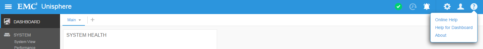 Dell EMC Unity; Unisphere Online help available on the Array | Dell US