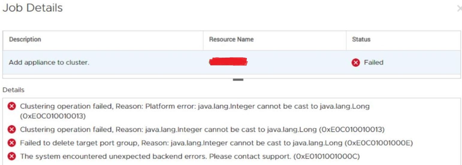 PowerStore: Adding another appliance to the existing cluster fails | Dell US