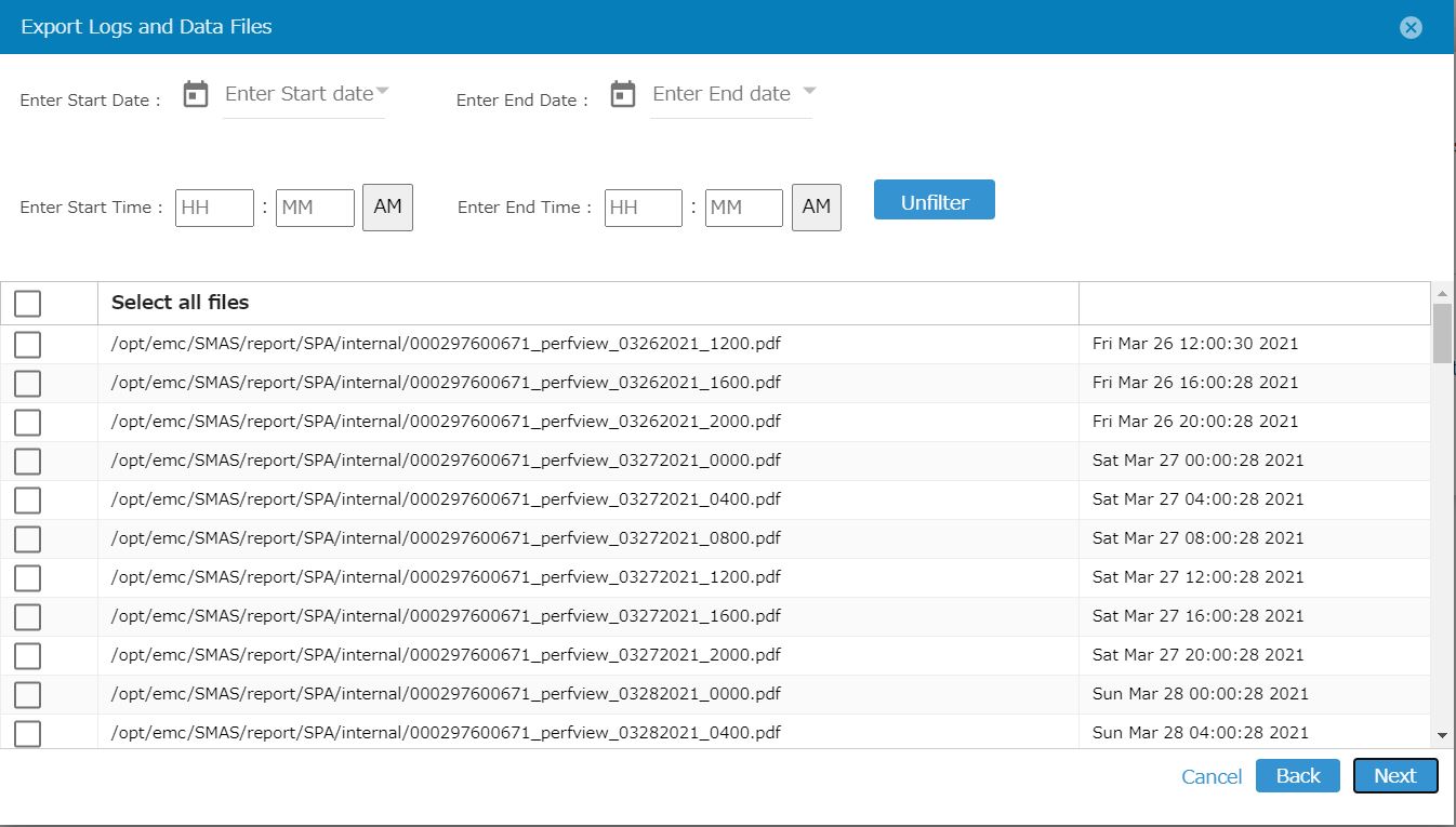 Unisphere For Powermax Unable To Collect Performance Reports From Vapp Manager On Emgmt Which