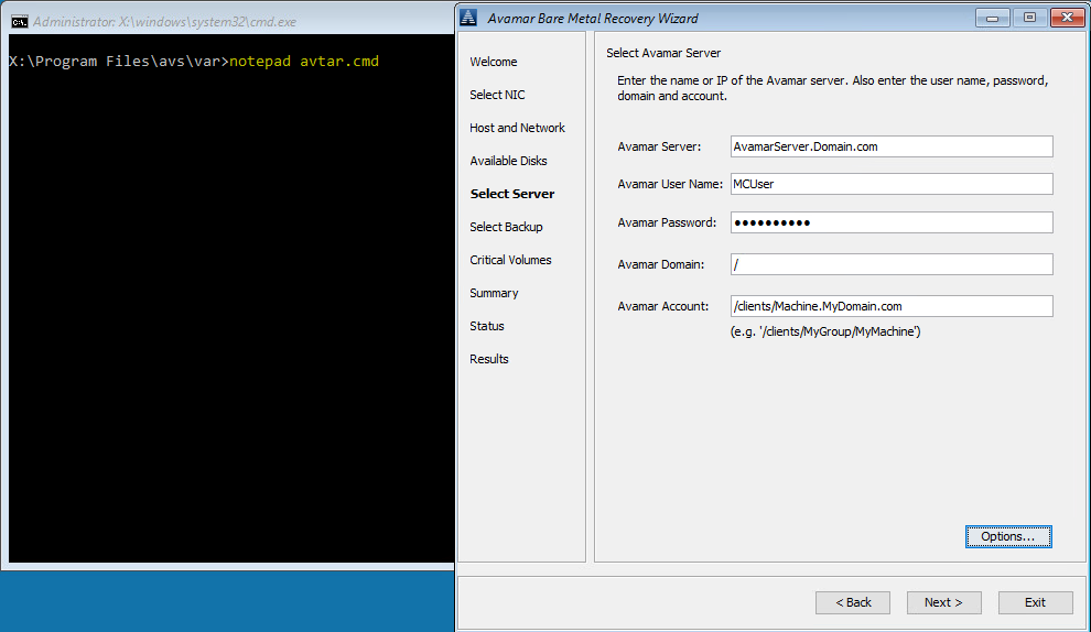 Avamar BMR - Enabling debug in Avamar Bare Metal Recovery Wizard | Dell US Avamar BMR - Enabling debug in Avamar Bare Metal Recovery Wizard | Dell US