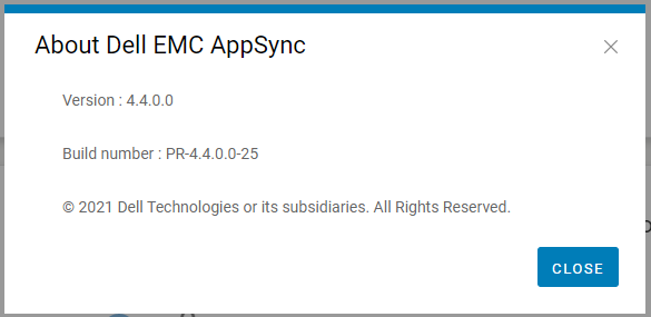 AppSync：使用中のバージョンを確認する方法 | Dell 日本