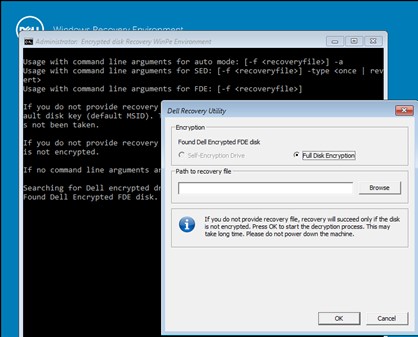 Dell Encryption Enterprise Self-Encrypting Drive Manager and Dell Full Disk Encryption Common ...