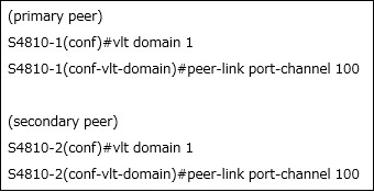 Dell Networking S-Series: S4810におけるVLT構成手順 | Dell 日本