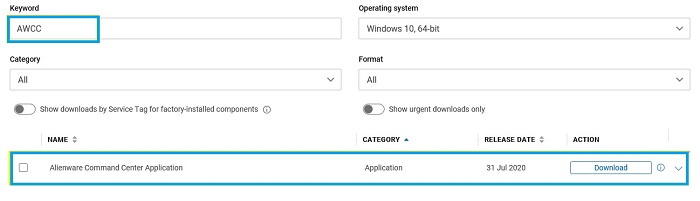 AWCC installation issues: Overheating, Keyboard backlight, or GUI ...