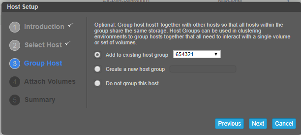 PowerVault ME4: Unable to add a new host to an existing host group. | Dell US