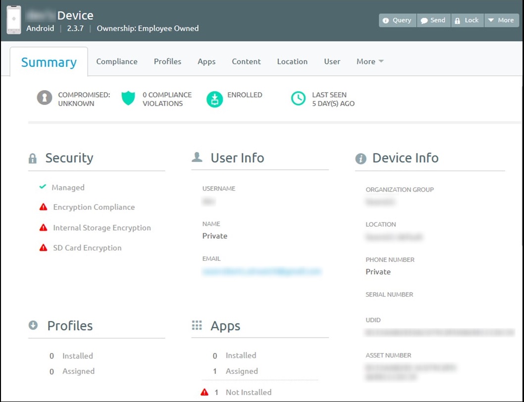 Workspace ONE Compromised Device Overview | Dell US