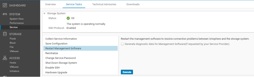 Dell Unity Remote Logging Settings Have Disappeared From The Unisphere