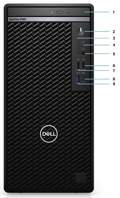 OptiPlex 5080 Guía visual de su computadora | Dell España