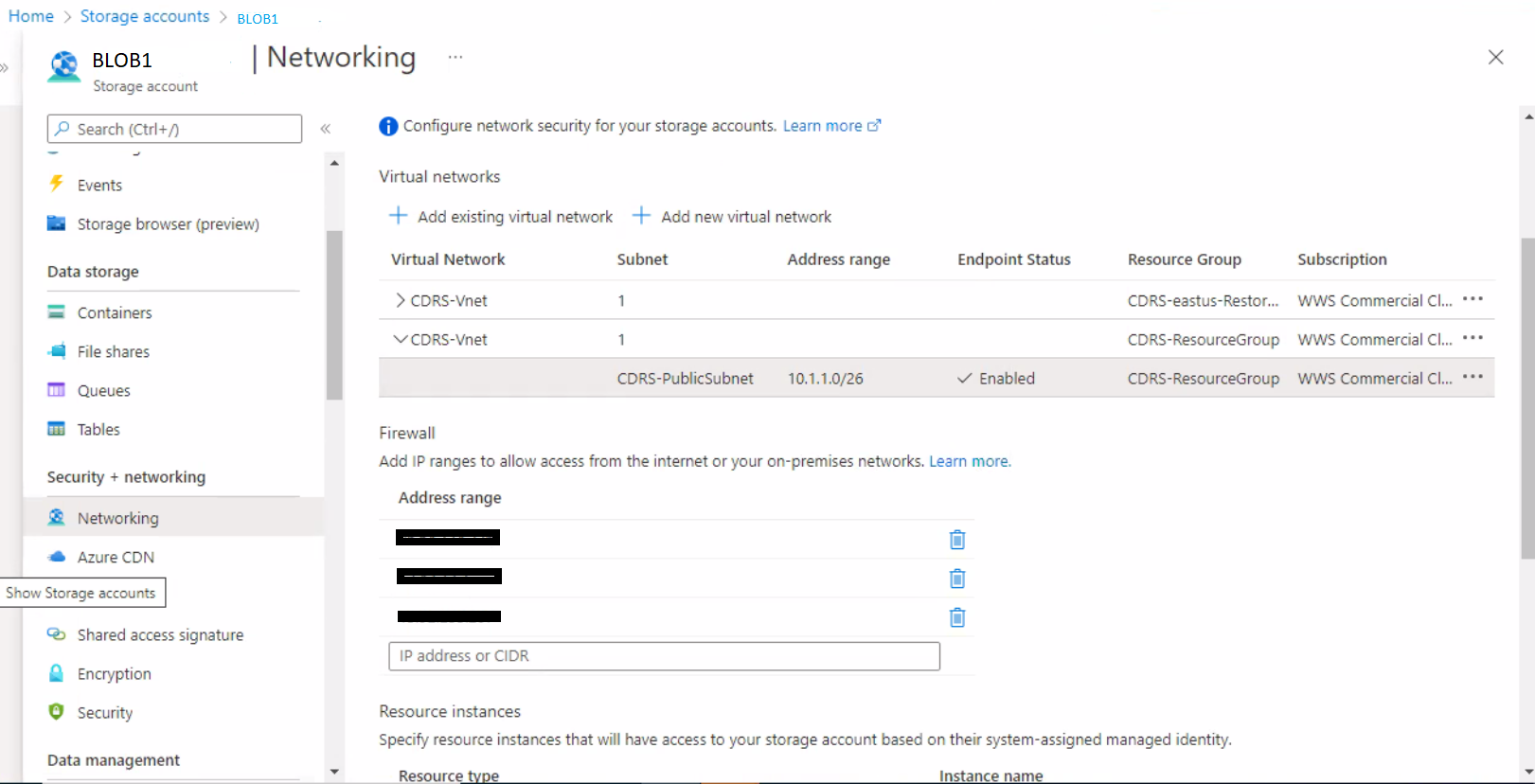 Cloud Disaster Recovery – CDRS RestoreService-ResourceGroup-Gruppe benötigt Zugriff auf das ...