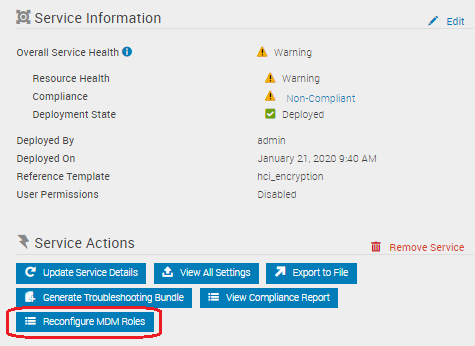 VxFM – VxFlex Manager'ı kullanarak bir VxFlex OS kümesinde MDM ...