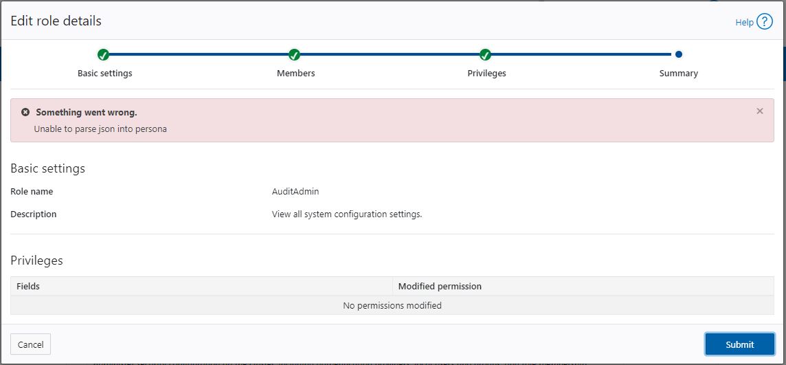 Isilon PowerScale 9.3 lub nowszy Nie można zmodyfikować roli w Webui ... Isilon PowerScale 9.3 lub nowszy Nie można zmodyfikować roli w Webui ...