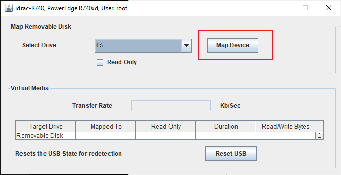 Dell VxRail: ESXi CLI를 통해 iDRAC 또는 BMC 콘솔에 연결된 이미지 파일 또는 외부 디바이스에 액세스하는 ...