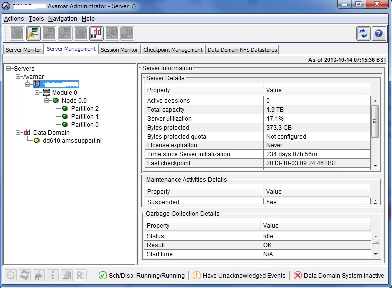Avamar Administratorの「Data protected」(v7.0)値について | Dell 日本