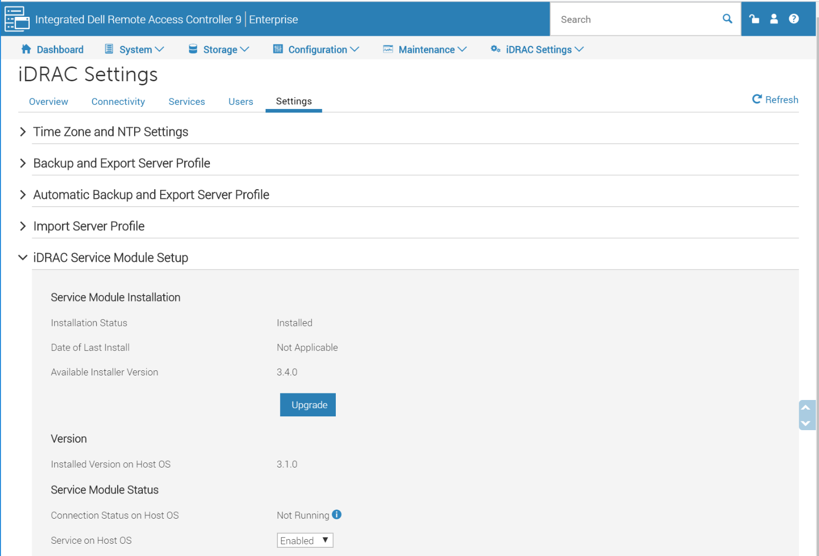Support for Dell iDRAC Service Module | Dell US