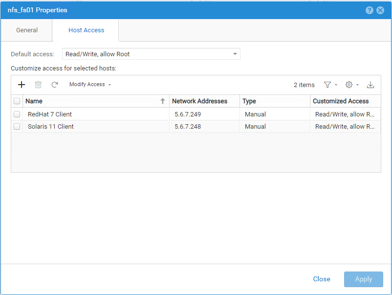 Dell Unity Unisphere Does Not Show The Correct Number Of Hosts For Nfs