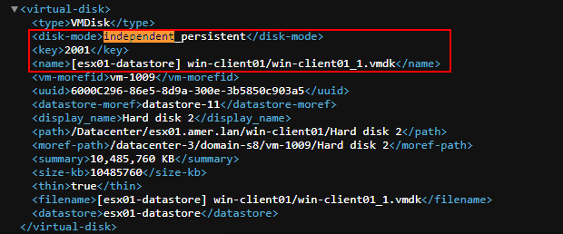Nvp Vproxy Vm Backup Is Not Warning When Vm Contains Independent Disk Dell India