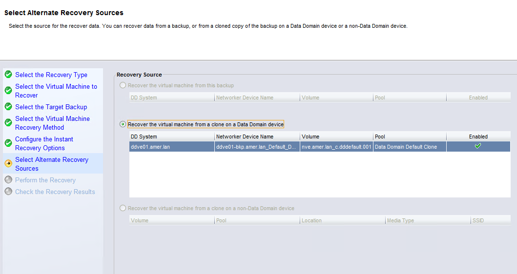NetWorker vProxy: VM Restore resurrection from tape fails with "Unable to resurrect clone SSID ...