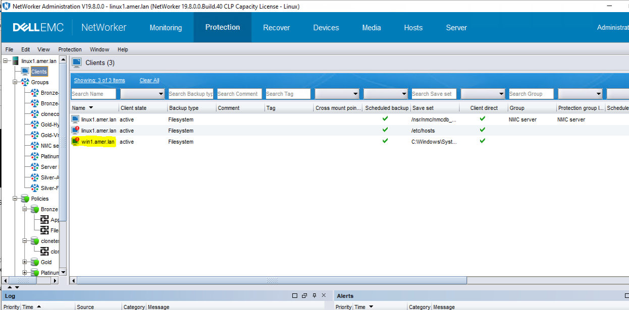 NetWorker: How to do a file level restore for a deleted/decommissioned ...