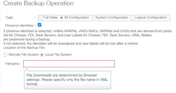 How to Take Unified Computing System Backup and Restore It | Dell US