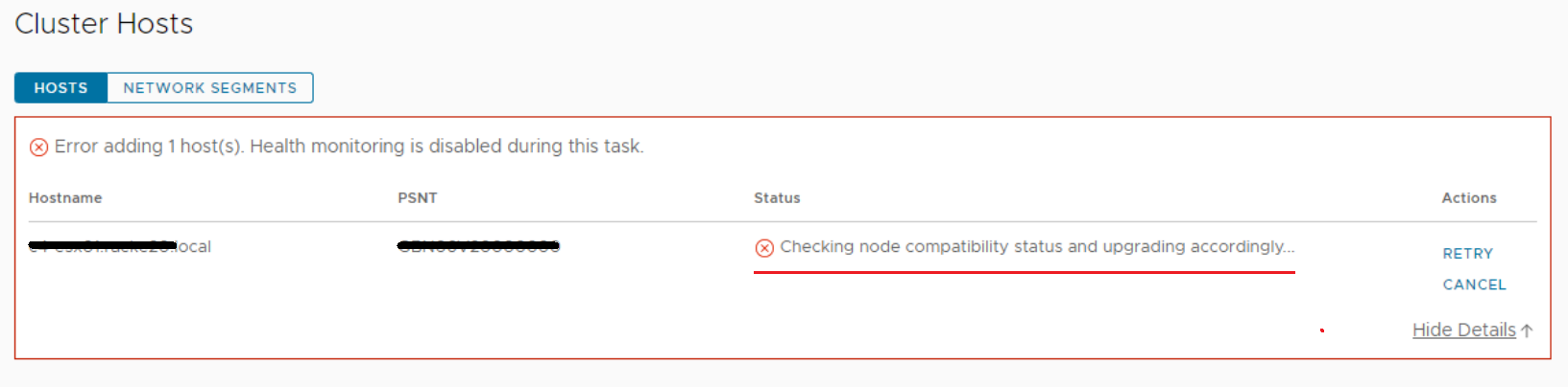 VxRail: Failed to add 13G node at 4.7.x version into VxRail 7.0.400 ... VxRail: Failed to add 13G node at 4.7.x version into VxRail 7.0.400 ...