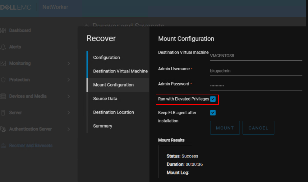 NVP vProxy: Unable to install FLR agent on Linux Virtual Machine. | Dell US