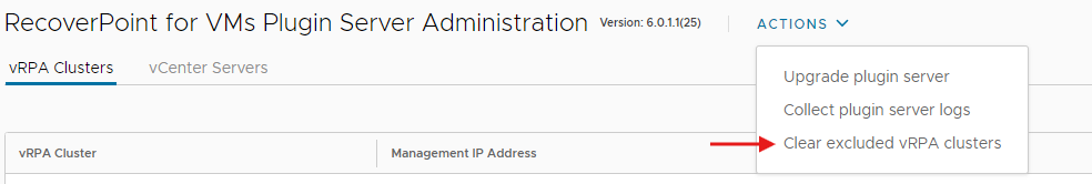 RecoverPoint for Virtual Machines: Multiple clusters managed by a ...
