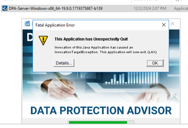 Data Protection Advisor: LAX error when trying to upgrade the datastore | Dell US