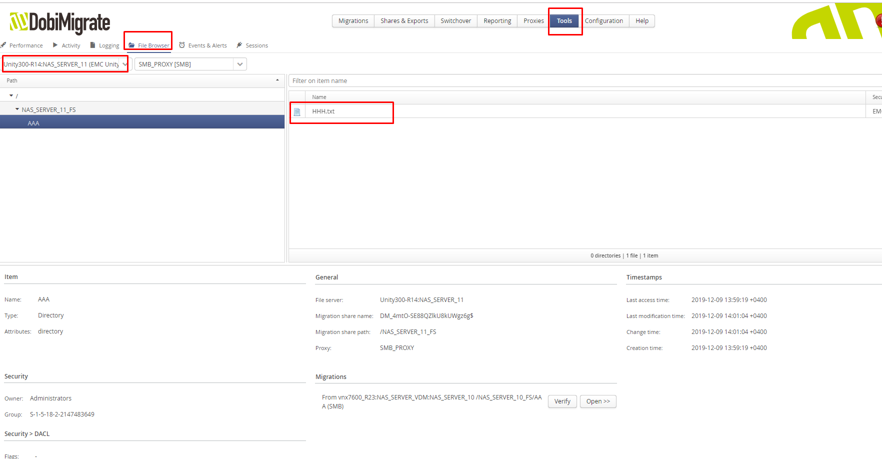 Deployment KB: Datadobi DobiMigrate proxy does not have access to source shares/exports. | Dell US