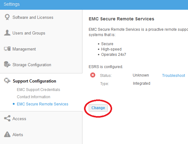 Dell EMC Unity: ESRS showing Not Connected status | Dell US