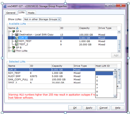 VNX Family: Add LUN to the storage group | Dell US