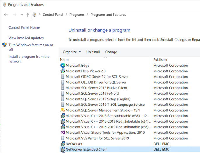 NetWorker: A connection attempt failed because the connected party did not properly respond ...