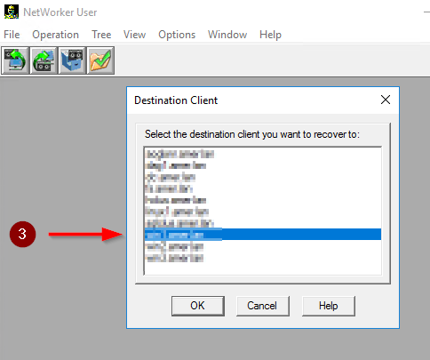 NetWorker: NMC Recovery Wizard does not display client index contents ...