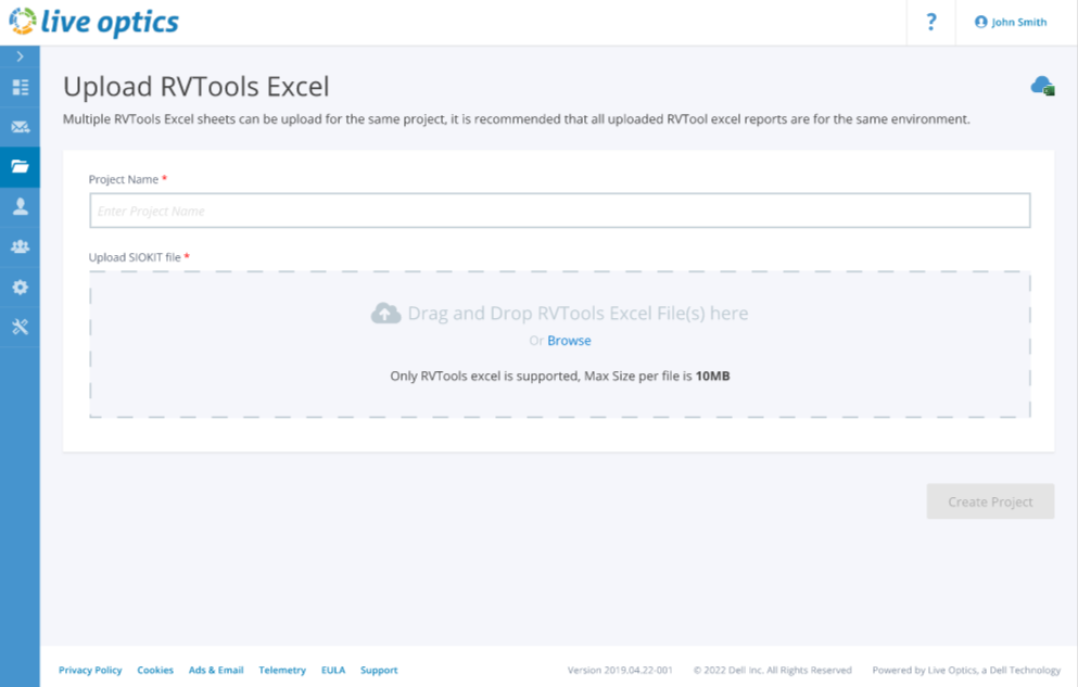 Live Optics | RVTools | How to upload the Excel output to create a ...