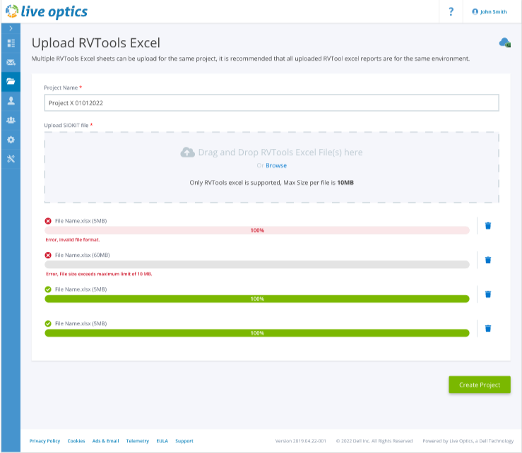 Live Optics | RVTools | How to upload the Excel output to create a ...