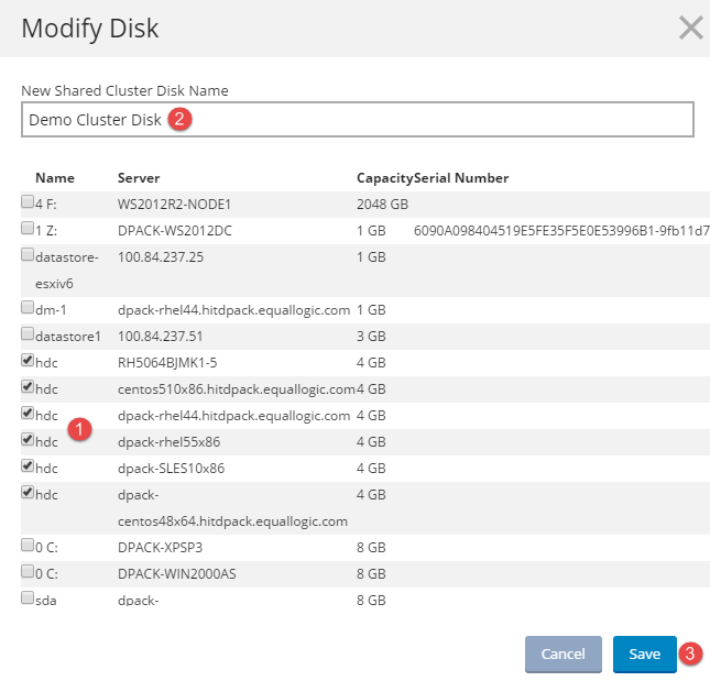 Live Optics | Optical Prime | How to create Cluster Disk from a project ...