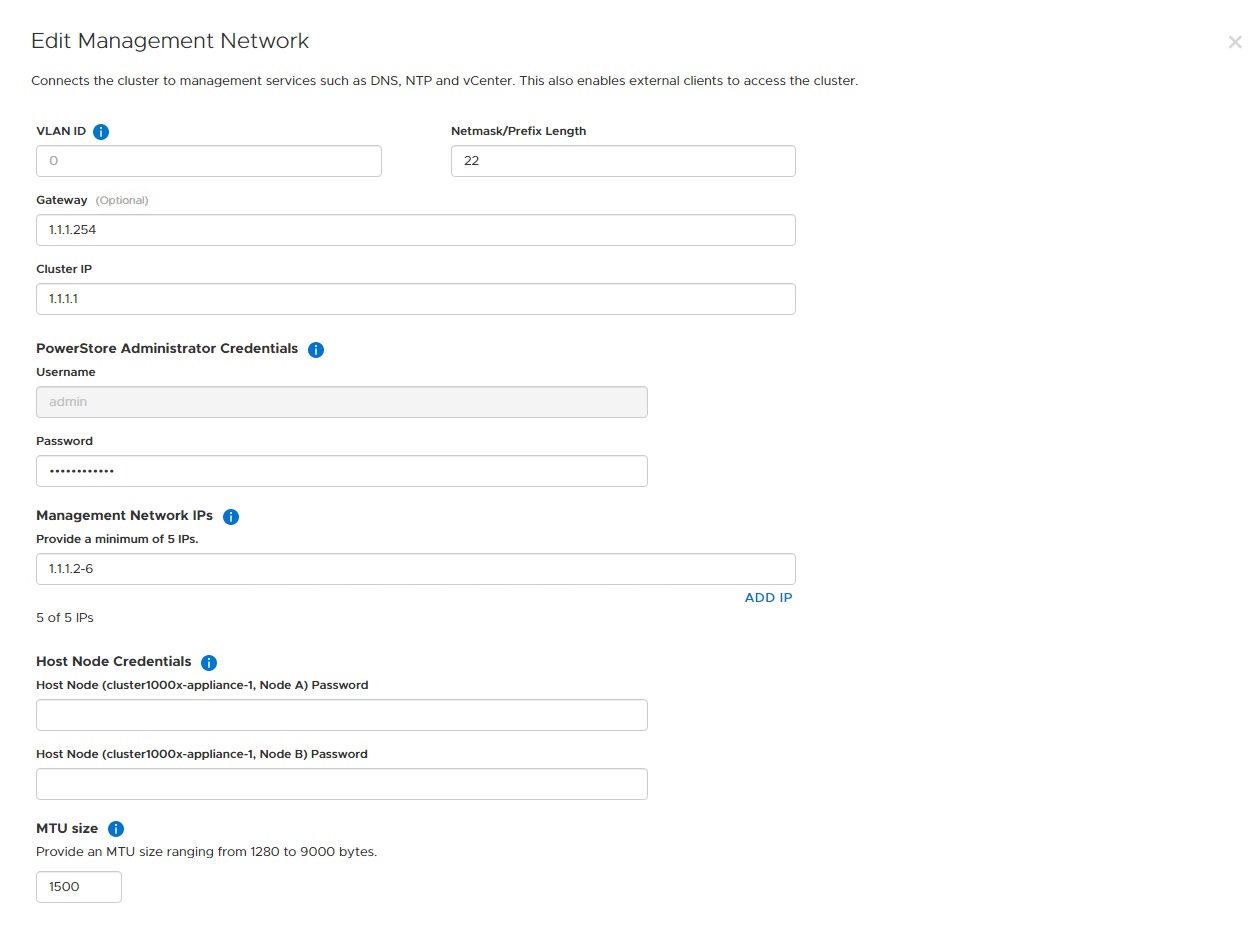 PowerStore: How to change PowerStore X model IP addresses | Dell US
